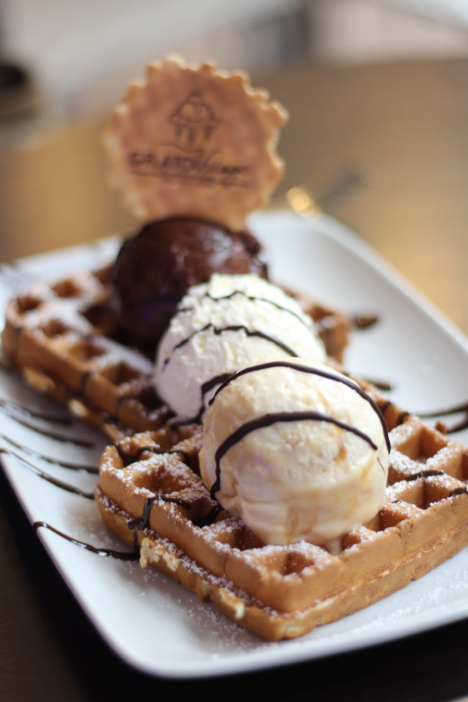 Freshly Made Waffles | Gelato Village | Brunch in Leicester